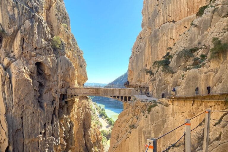 Caminito del Rey kelias / takas Andalūzijoje, Ispanija